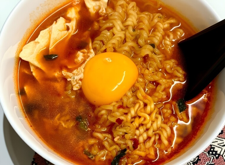계란을 ‘이렇게’ 풀었더니? 평생 써먹을 라면 레시피 4
